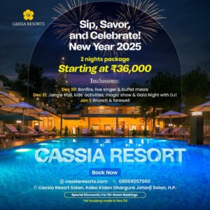 Cassia Resorts & Hotels - Best Hill Resorts in Solan, Himachal Pradesh